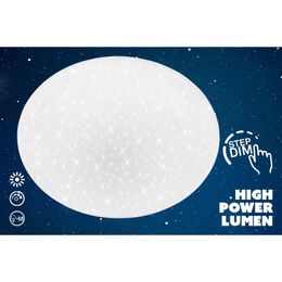 Briloner Leuchten LED Deckenleuchte &raquo;LUMENIA&laquo; LED-Board 1 Stk. 38x7 cm, Wohnzimmer, Schlafzimmer, Flur, K&uuml;che 1, &Oslash; 30cm H: 10,5cm, 1 Stk.