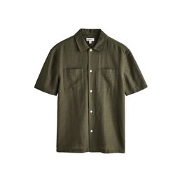 next Button Up Shirt male size 4XL Olive