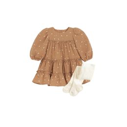 Cool Club Dress girl size 62 Brown / Yellow / White / Wool white