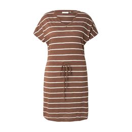 Only Carmakoma Kleid 'CARSUMMER' Damen Gr&ouml;&szlig;e 50/52 schoko / wei&szlig; Sommerkleid