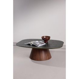 Couchtisch &raquo;Lanzo, gro&szlig;z&uuml;giger Couchtisch 120 &times; 92,5 cm in moderner Holzoptik&laquo; Sofatisch, MDF, 3D-Papier, rechteckig, ger&auml;umig, modern braun B/H/T: 