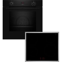 Neff Backofen-Set &raquo;B1CCC0AK3&laquo; mit Teleskopauszug nachr&uuml;stbar CircoTherm zum Backen auf 3 Ebenen & Powerstufe f&uuml;r schnelle Hitze schwarz Teleskopauszug
