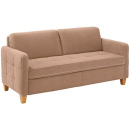 Home Affaire 2,5-Sitzer &raquo;Earl&laquo; braun Struktur fein (100% Polyester);Luxus-Microfaser ALTARA NUBUCK (100% Polyester);Luxus-Microfaser in Lederoptik (