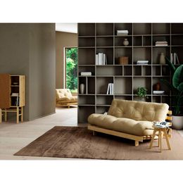 Karup Design Daybett &raquo;Roots Sofa Bed, Schlafsofa,, Bettfunktion, FSC -Massivholz,&laquo; Inkl. Futonmatratze, Made in Europe, langlebig, B: 140 oder 160 cm rot Bezug: 80