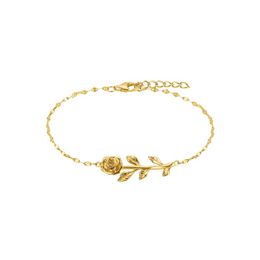 Amor Damen Armband &raquo;Rose&laquo; gold 19cm, Silber 925 (Sterlingsilber)