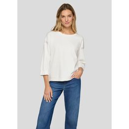 Rabe Damen Sweatjacke "Sweatshirt", wei&szlig;, Gr. 40, unifarben, 48%Polyester 47%Viskose 5%Elasthan, Sweatjacken