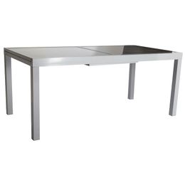 Merxx Gartentisch &raquo;Amalfi&laquo; je nach Variante auf 180-240cm ausziehbar grau B/H/T: 90cm x 75cm x 140cm, Tisch ausziehbar von 140cm - 200cm