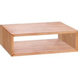 Hasena Nachttisch &raquo;Akai&laquo; beige Kernbuche massiv B/H/T: 50cm x 16cm x 41cm