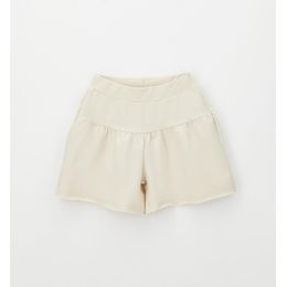 IDO M&auml;dchen Shorts "BABY GIRL TWO PIECES SET", beige, Gr. 92, 95% Baumwolle, 5% Elasthan, Hosen