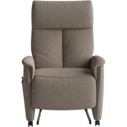 Sit & More sit&more TV-Sessel &raquo;Cremona Comfort&laquo; wahlweise manuell oder elektrischer Funktion mit Akku braun 98% Polyester, 2% Polyamid Flachgewebe, Ergonomie L3,