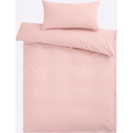 Bettw&auml;sche HEINE HOME, rosa, Perkal, 100% Baumwolle, Bettw&auml;sche