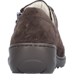 Waldl&auml;ufer WALDL&Auml;UFER Damen Schn&uuml;rschuh "Kya", Gr. 4braun, leo, Nubukleder, Veloursleder, Schuhe, Komfortschuh, Halbschuh, Schn&uuml;rschuh in Extraweite K