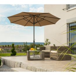 Schneider Schirme Sonnenschirm &raquo;Korsika&laquo; ohne Schirmst&auml;nder beige Obermaterial: 100% Polyester Einheitsgr&ouml;&szlig;e