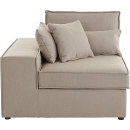 OTTO home Sofaelement &raquo;Florid&laquo; als Teil eines Modulsofas,, fester Sitzkomfort, auch in Cord grau Baumwollmix (60% Baumwolle/40% Leinen);Struktur fein 