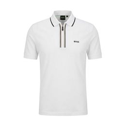 BOSS Funktionsshirt 'Philix GOC' Herren Gr&ouml;&szlig;e XL cognac / schwarz / wei&szlig;