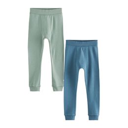 next Leggings girl size 128 Dusty blue / Pastel green