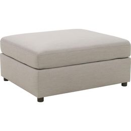 DOMO collection Polsterhocker &raquo;Solskin, individuell erweiterbar&laquo; Outdoor, gro&szlig;er Polsterhocker, B/T/H 96/78/45 cm silber 100% solution dyed Acryl B/H/