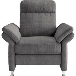 Home Affaire Sessel &raquo;Mailand Fernsehsessel&laquo; mit komfortablem Federkern-Sitz, wahlweise mit Move-Funktion grau Struktur ( 100% Polyester) Easy care,mit