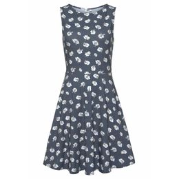 Beach Time Jerseykleid in graublau-bedruckt | Gr.: 38