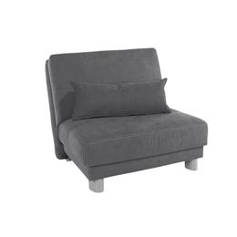 Home Affaire Schlafsofa &raquo;Gina&laquo; mit einem Handgriff vom Sofa zum Bett grau B/H/T: 80cm x 86cm x 195cm, Chenille