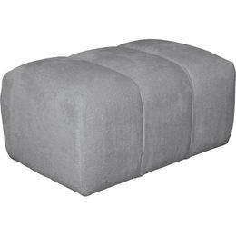 Home Affaire Polsterhocker &raquo;LYOTH Sitzhocker mit Steppung, Ma&szlig;e B/T/H: 76/76/41 cm&laquo; passend zur Serie, hoher Sitzkomfort und modernes Design grau 100%