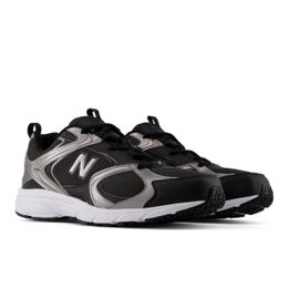 New Balance Herren Sneaker "408", Gr. 45,5, schwarz, Synthetik, Textil, Schuhe, inspiriert vom Design des New Balance 530 und 740