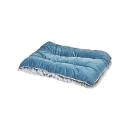 Beliani Tierbett ERGANI in Blau - (W) 90 x (H) 10 x (L) 60 cm | Gr.: onesize