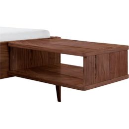 Hasena Nachtkonsole &raquo;Seva&laquo; braun Massivholz B/H/T: 48cm x 16cm x 38cm, Nussbaum