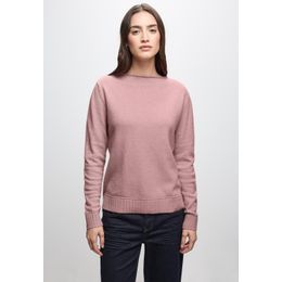 Street One Damen Strickpullover, rosa, Gr. 34, unifarben, Stoff, 33% Polyester, 31% Polyacryl, 24% Baumwolle, 12% Polyamid, Pullover, mit