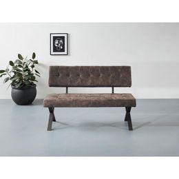 Hela Sitzbank &raquo;Donna&laquo; Breite 140 cm braun Softex Vintage: 100% Polyester B/H/T: 140cm x 93cm x 61cm, Softex
