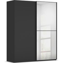 Rauch Schwebet&uuml;renschrank &raquo;Kleiderschrank Schrank Garderobe Schlafzimmerschrank SCALE-DUO&laquo; edle zweigeteilte T&uuml;ren, Spiegel und 3 Zierleisten MADE IN 