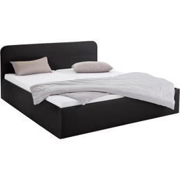 Westfalia Schlafkomfort Polsterbett inkl. Bettkasten bei Ausf&uuml;hrung mit Matratze schwarz Bezug Bett: wahlweise Microfaser (100% Polyester), Strukturstoff (77% Polyester, 23% 