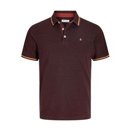 Jack & Jones Jack & Jones Poloshirt 'JJEPaulos' Herren Gr&ouml;&szlig;e XXL schoko
