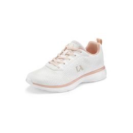 Lascana Sneaker in wei&szlig;/lachsfarben | Gr.: 41