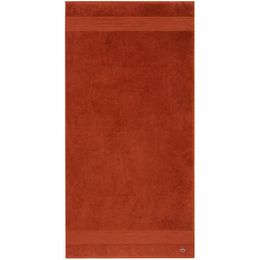 Lacoste Duschtuch &raquo;LLECROCO&laquo; mit Label-Applikationen Frottier, Obermaterial: 100% Baumwolle B/L: 70cmx140cm, 1 Stk., Frottier