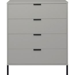 M&auml;usbacher Kommode &raquo;Bonnie&laquo; Kommode mit Quadratgestell grau Holzwerkstoff B/H/T: 81cm x 100cm x 45cm, 4 Stk.