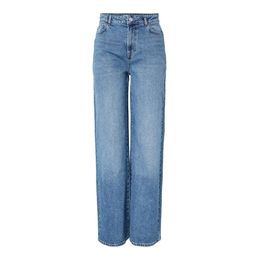 Pieces Wide Fit Jeans in Medium Blue Denim | Gr.: W32/L32