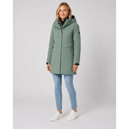 LPO Damen 3-in-1-Funktionsparka "3-in-1-Funktionsparka Mirell &ndash; Hardshell plus Innenjacke"schwarz forest, Gr. 40, 100% Polyester, Jacken, 3 in 1