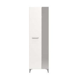 Home Affaire Garderobenschrank &raquo;Como, Kleiderschrank, Stauraumschrank, Flurschrank, H&ouml;he 195 cm&laquo; in Opaque Wei&szlig; mit MDF-beschichtet Fronten, mit 