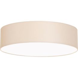 OTTO home Deckenleuchte &raquo;Avveline - Textilschirm Deckenlampe&laquo; E27 1 Stk. w&auml;hlbar in verschiedenen Stoffausf&uuml;hrungen, Gr&ouml;&szlig;en und Farben, E27 beige 2, &Oslash;