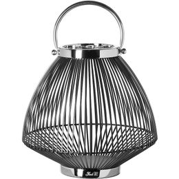 Fink Kerzenlaterne &raquo;FLIX&laquo; Kerzenhalter aus Eisen, H&ouml;he ca. 27 cm silber Eisen B/H/T: 27cm