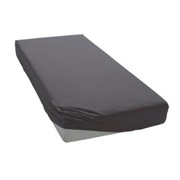 Estella Spannbettlaken &raquo;Samt Velours Spannbetttuch&laquo; Rundumgummi grau Frottee, Obermaterial: 80% Baumwolle, 20% Polyester B/L: 200cm, 1 Stk., Frottee, 100x200 