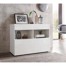 OTTO home Sideboard &raquo;Sorano&laquo; Breite 111 cm wei&szlig; Einheitsgr&ouml;&szlig;e