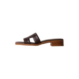 Oh! my Sandals Leder-Sandalen mit Absatz Braun | Gr.: 38