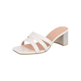 Ital-Design High-Heel Sandalette in Wei&szlig; | Gr.: 41