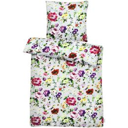 Apelt Bettw&auml;sche &raquo;Emilia&laquo; 2 Stk. Bio-Baumwolle, Pflegeleicht bunt Mako-Satin, Obermaterial: 100% Baumwolle B/L: 155cm x 220cm, 1 Stk., 1 Stk., Mako-
