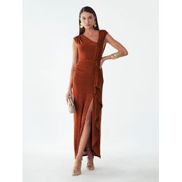 BWLDR Kleid 'Amira' Damen Gr&ouml;&szlig;e 42 dunkelorange Sommerkleid