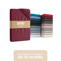 OTTO home Spannbettlaken &raquo;PHYSALIS in BASIC und PREMIUM Qualit&auml;t, 100% Baumwolle&laquo; f&uuml;r Matratzen bis 18 cm H&ouml;he, Bettlaken, Spannbetttuch, pflegeleicht
