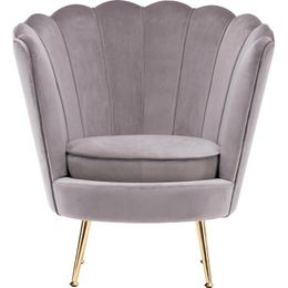 Kayoom Sessel &raquo;Sofa Barbara 125, hochwertiger Velvet-Stoff mit samtweicher Haptik&laquo; 1 Stk. tlg. Angesagtes 1-Sitzer-Sofa, Mini Sofa, M&ouml;belf&uuml;&szlig;e 