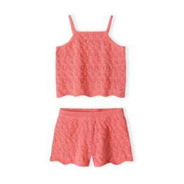MINOTI Set girl size 116/122 Coral